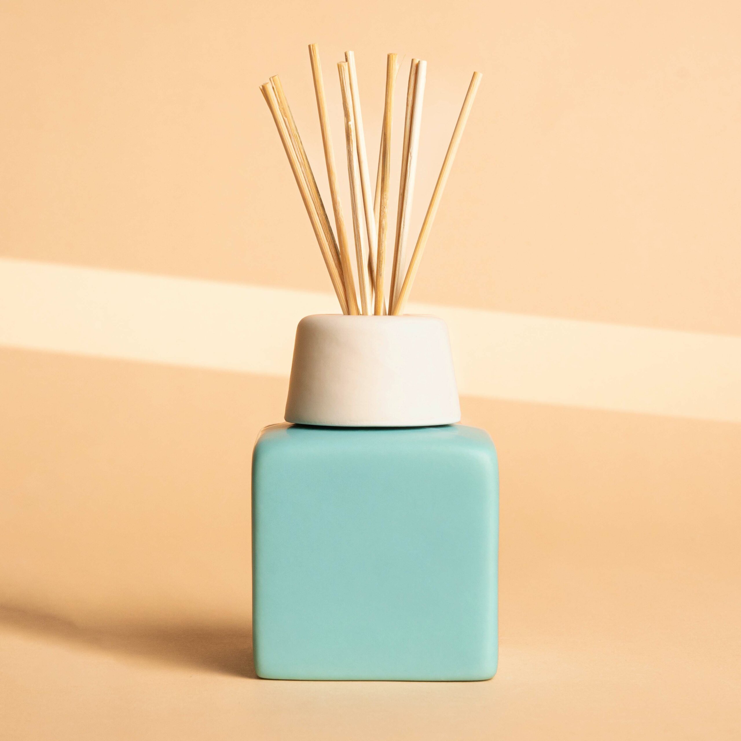 Le cube à parfum vert pastel - Kalys Design Store
